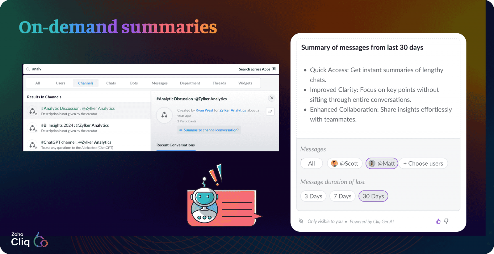 เปิดประตูสู่การทำงานร่วมกันที่มีประสิทธิภาพยิ่งขึ้นกับ Zoho Cliq 6.0 | Blog | Mail Master ...